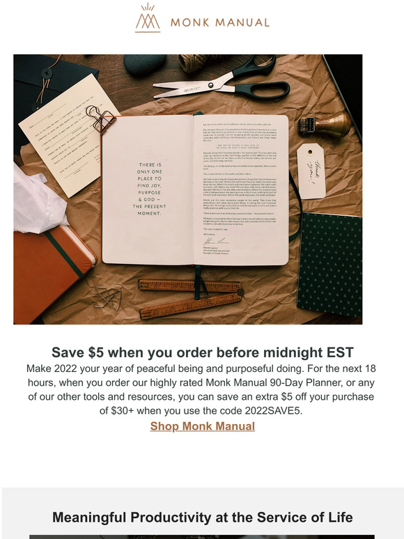Monk Manual: Only 18 hours left to save $5 off the Monk Manual 90-Day ...