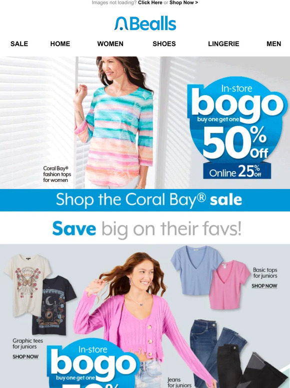 Bealls Stores: BOGOs for the family! | Milled