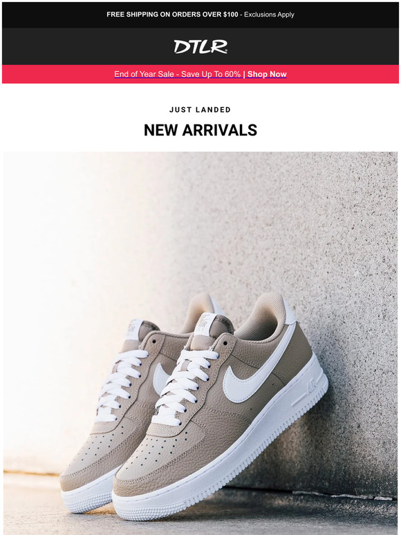 DTLR: New Mens Arrivals | Sneakers, Apparel + More | Milled