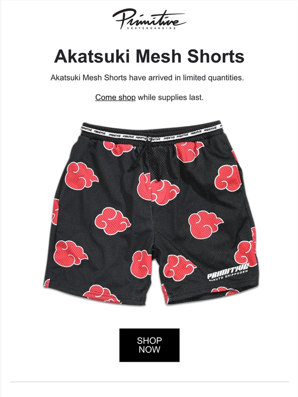 Primitive: [New] Akatsuki Mesh Short | Milled