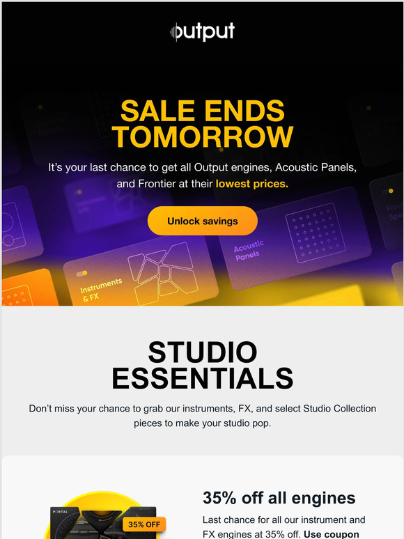 Platform: Sale ends tomorrow 🚨 | Milled