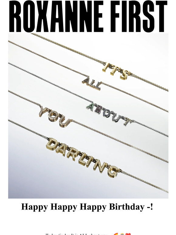 Roxanne First: 🥳 Happy Birthday from Roxanne First! 🥳 | Milled