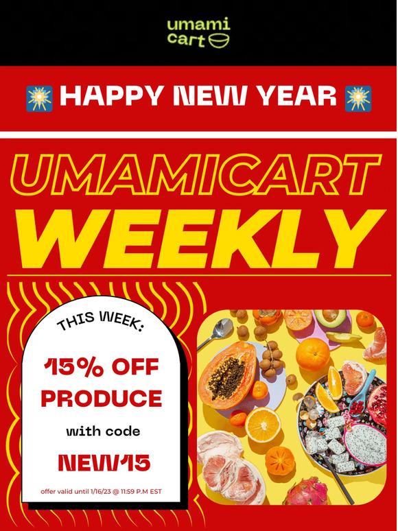 Umamicart: 🥂 make it an UMAMI 2023 🥂 | Milled