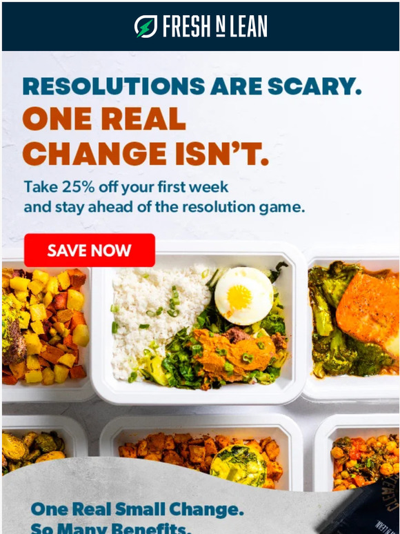 Fresh n' Lean: Make One Real Change with 25% Off🙌 | Milled