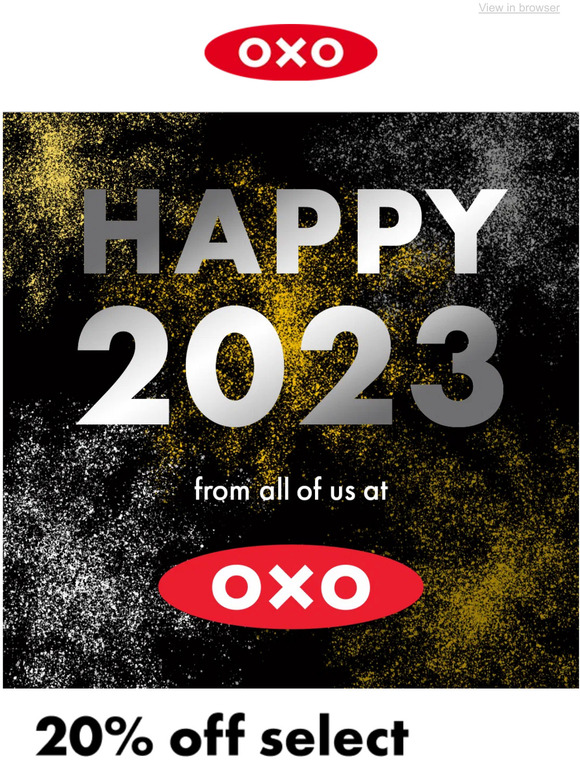 OXO: Happy New Year from OXO! 🎉🥂 | Milled