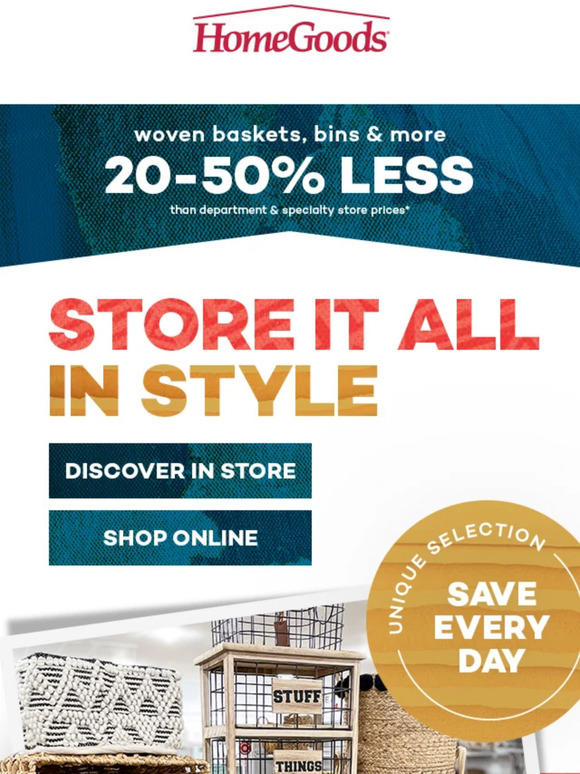 Home Goods: Storage you'll actually want to show off. | Milled