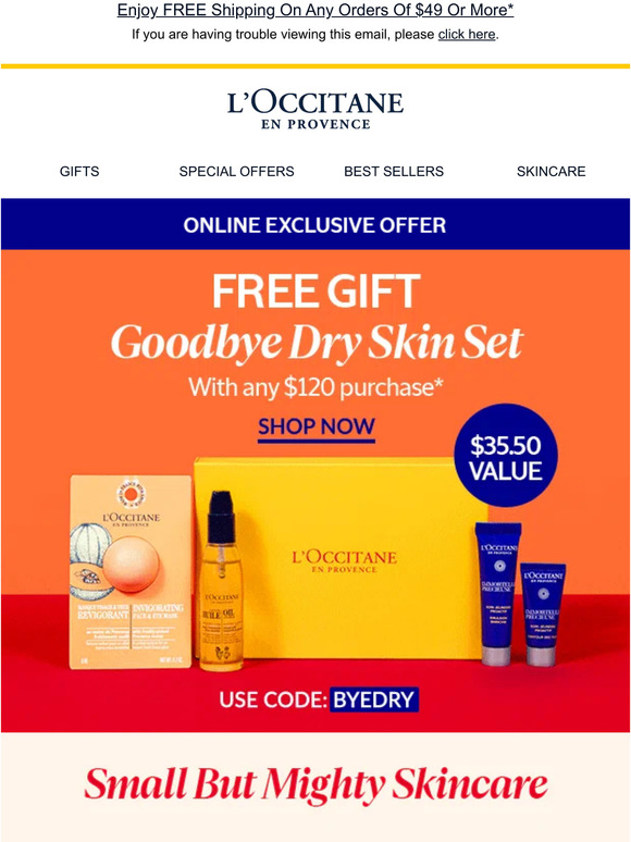 L'Occitane: This gift is all yours 💝 | Milled