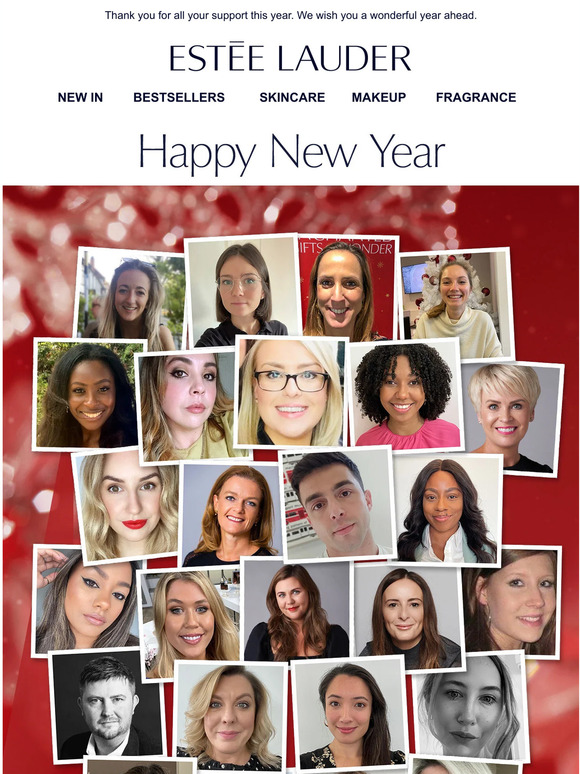 Estée Lauder: Happy New Year From Estée Lauder⭐ | Milled