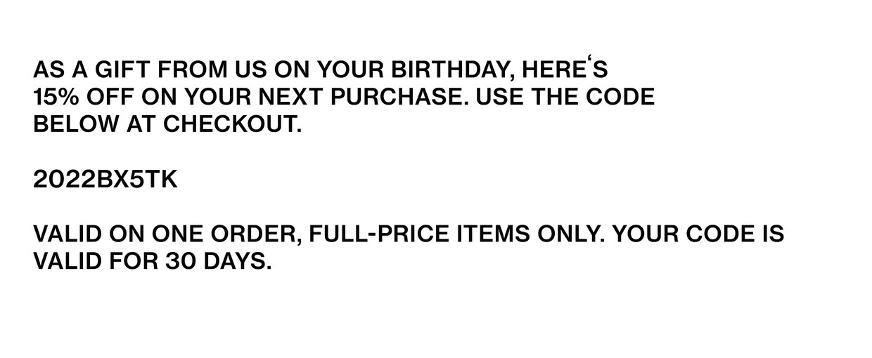 Malene Birger: Happy birthday from By Malene Birger | Milled