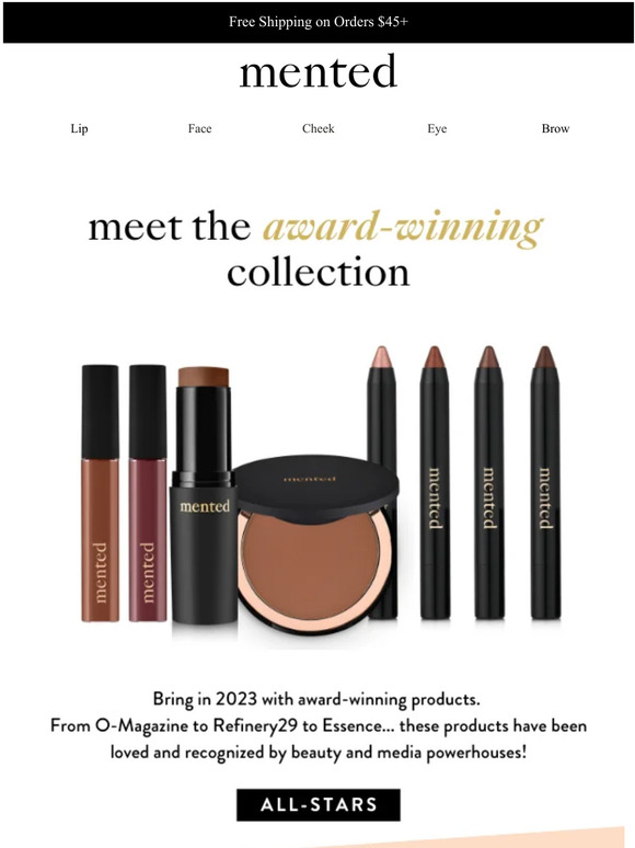 Mented Cosmetics: Get to Know Our All-Stars 🏆 | Milled