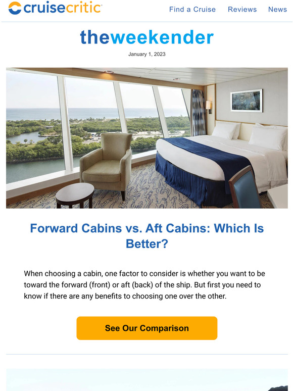 The Independent Traveler: Forward Cabins vs. Aft Cabins: Which Is ...