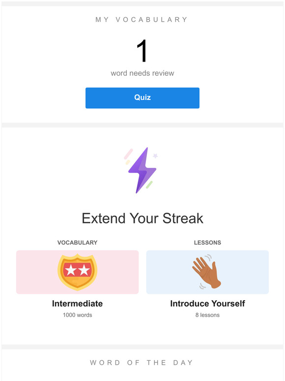 SpanishDict: SpanishDict Daily Lesson — Review Your Words and Learn ...
