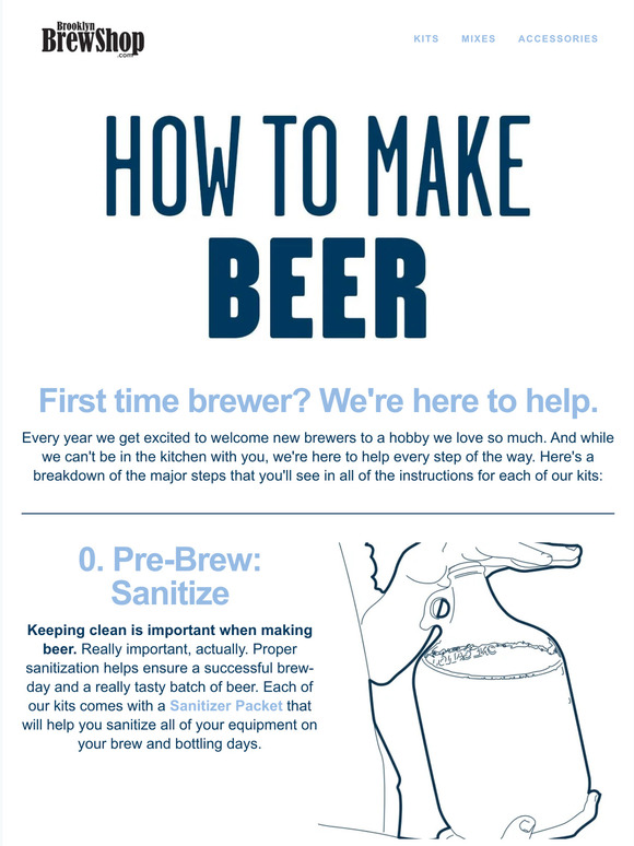 Brooklyn Brew Shop: First time brewing?🍺 Here's the lowdown. | Milled