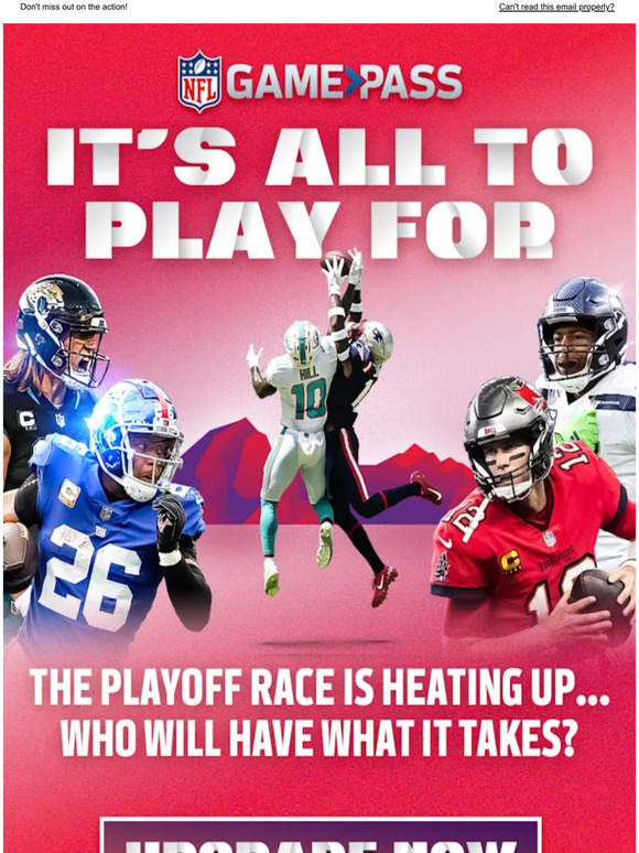 NFL Gamepass: It's ALL TO PLAY FOR on the penultimate Sunday of the ...