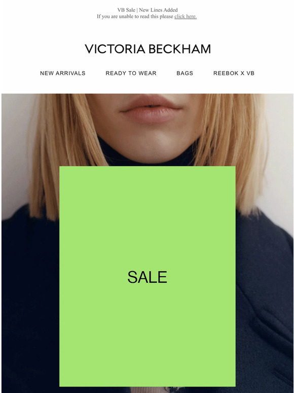 Victoria Beckham: VB Sale | New Lines Added | Milled