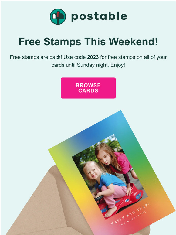 Postable: FREE STAMPS is back! 🙌 | Milled