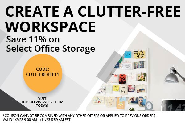 The Shelving Store: Create A Clutter-Free Workspace | Milled