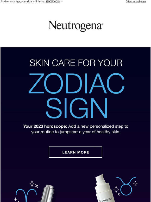 Neutrogena SkinID: Your 2023 product of the year: zodiac edition. 🔮 ...