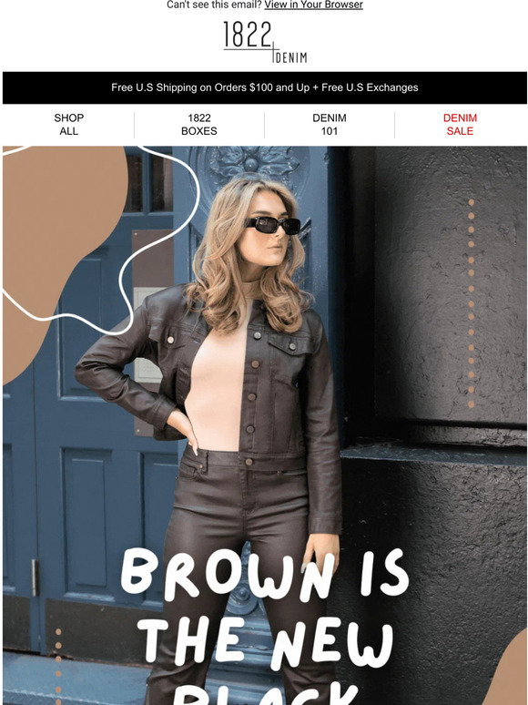 1822 Denim: All About Brown 🤎 | Milled