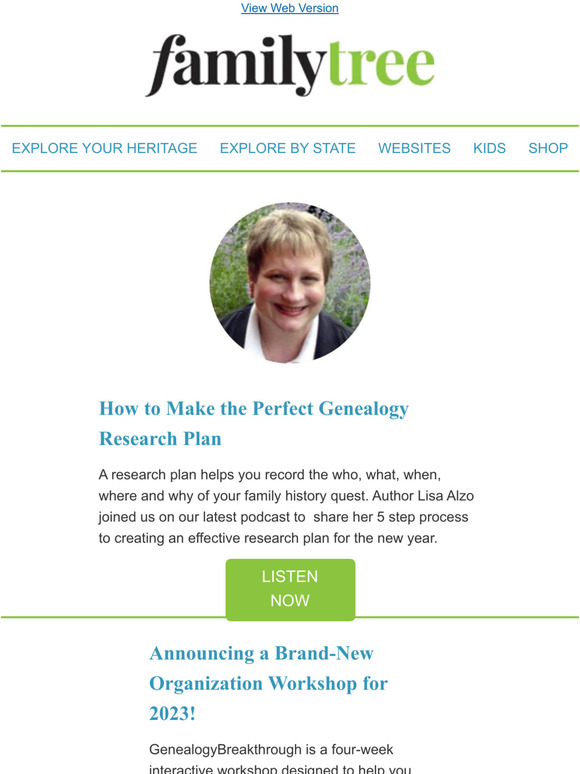 Family Tree Magazine: How to Make the Perfect Genealogy Research Plan ...