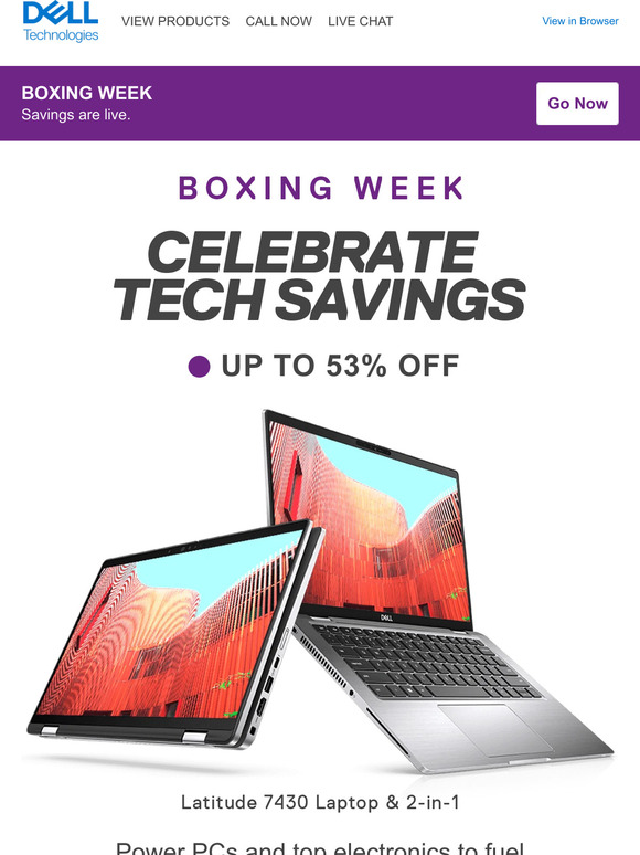 Dell: Boxing Week | Top tech at amazing prices | Milled