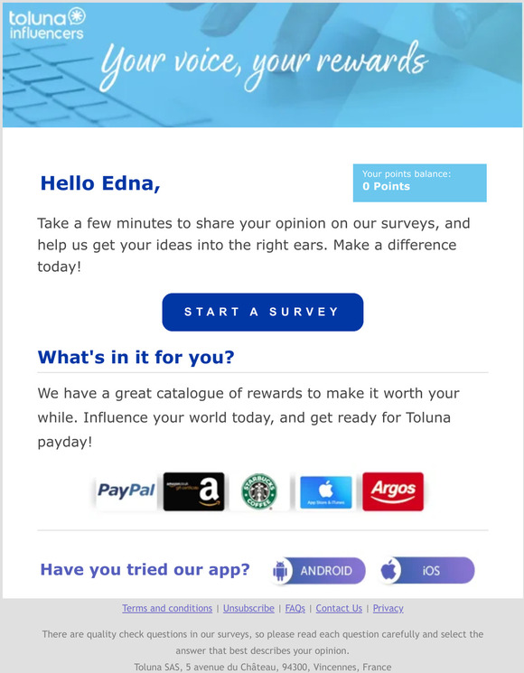 Toluna: New surveys are now available | Milled