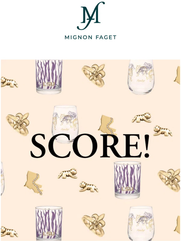 Mignon Faget: Are you Bowl Game ready?! | Milled
