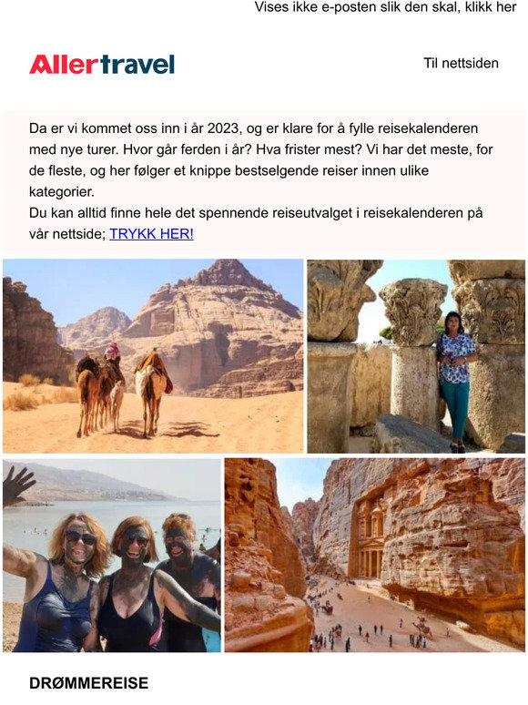 Aller Travel: Reisekalenderen 2023 | Milled