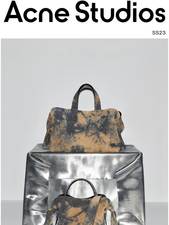 Acne Studios: Subverted classics - SS23 Musubi bag | Milled