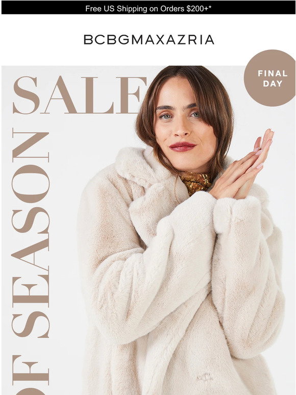 BCBG: Final Hours: Up to 80% Off | Milled