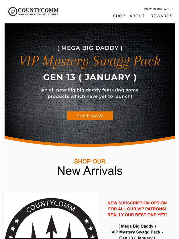CountyComm: Amazing Gear For 2023 New Big Daddy & More… | Milled