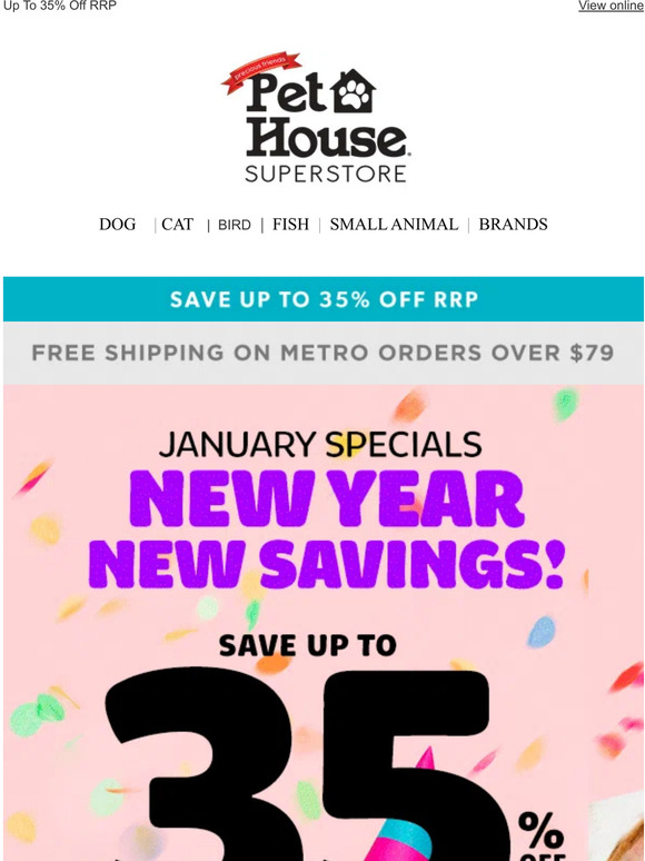 Pet House: 🎉 New Year! New Savings! 🎉 | Milled