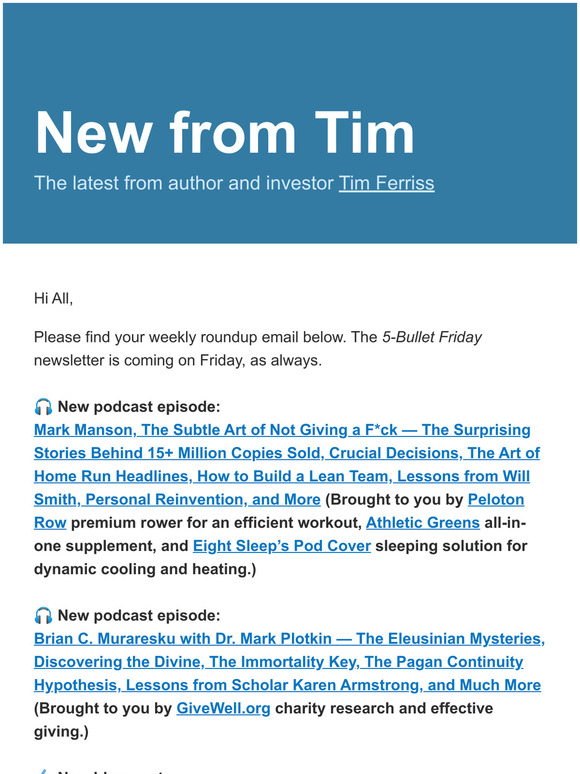 Telecom Italia: New from Tim — Interview with Mark Manson, Author of ...