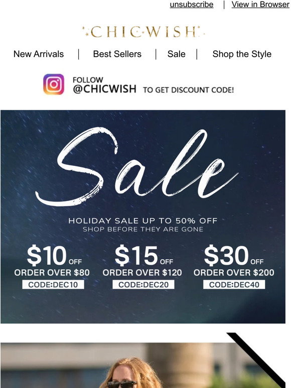 Chicwish: Kick off the New Year with new fancy arrivals! | Milled