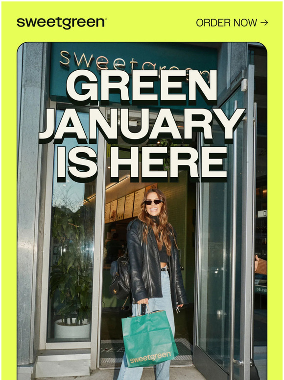 sweetgreen: Introducing Green January | Milled