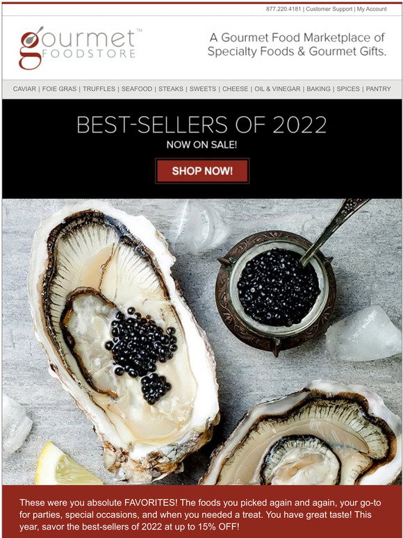 Gourmet Food World: All The Foods You LOVED in 2022 | Milled
