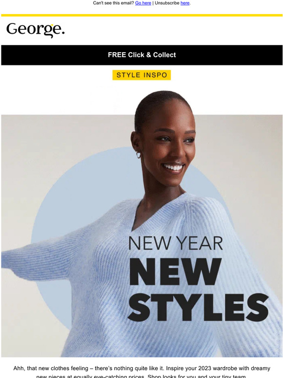 George at Asda: Kick-off 2023 with fresh new fits…🤩 | Milled