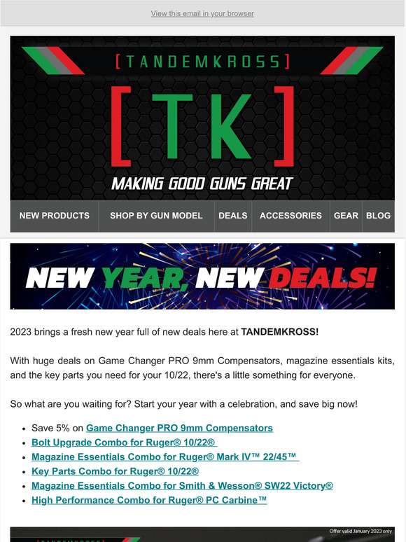 Tandemkross: 🎆 New Year, New Savings! | Milled
