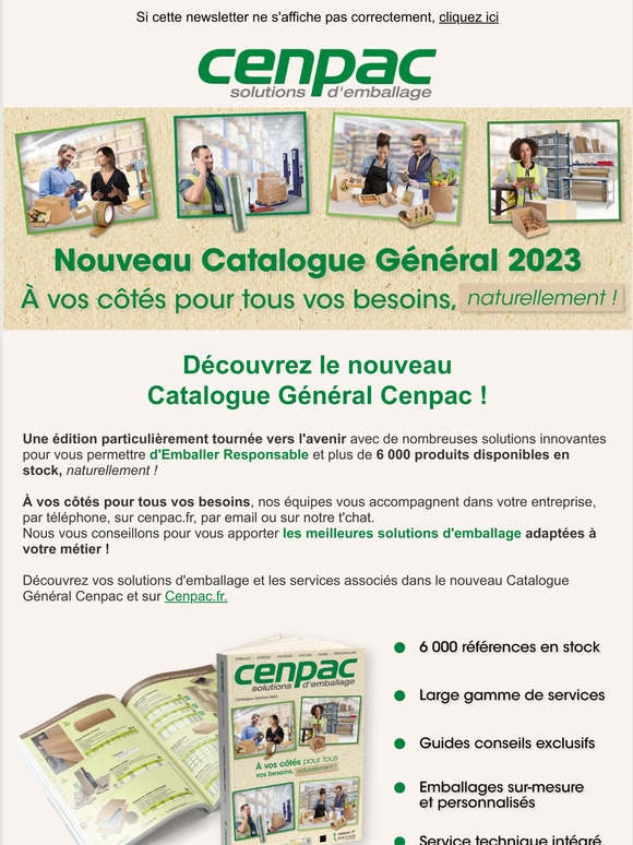 Cenpac: 📦📗 Nouveau Catalogue Général 2023 ! | Milled