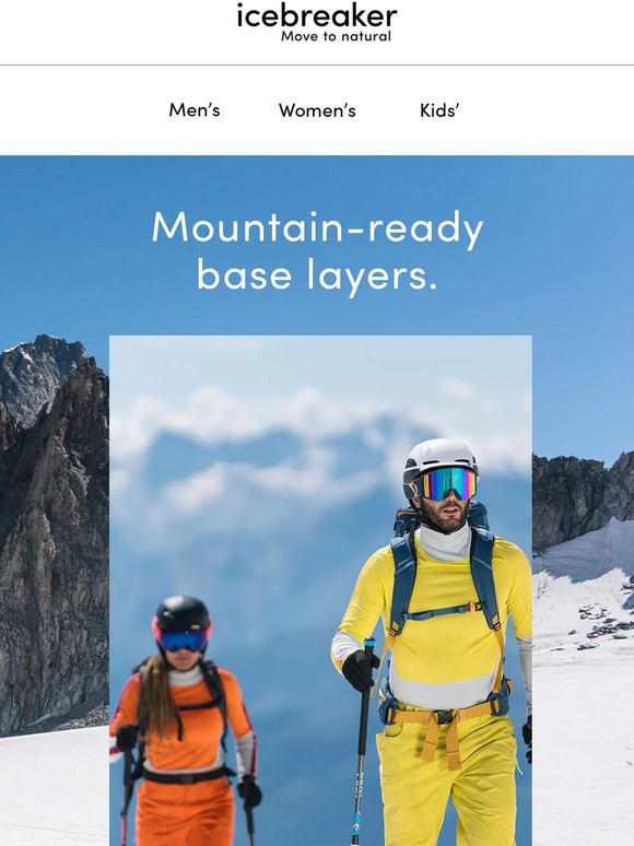 Icebreaker: Mountain-ready base layers | Milled