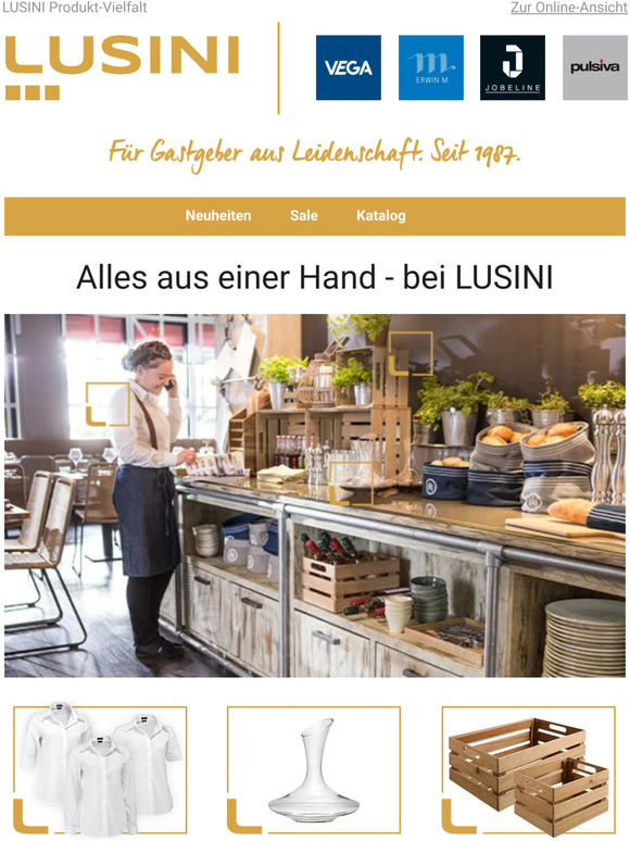 LUSINI: Entdecken Sie die LUSINI Vielfalt! | Milled