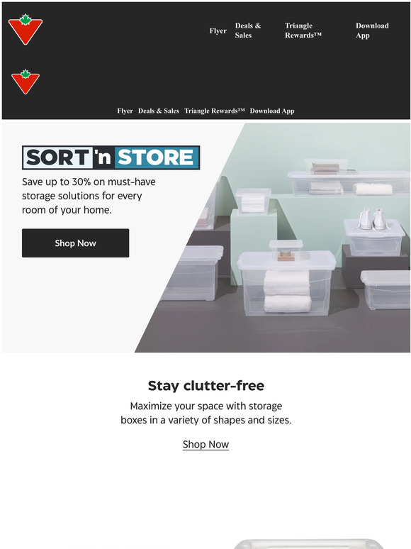 Canadian Tire: The SORT 'n STORE event is here | Milled