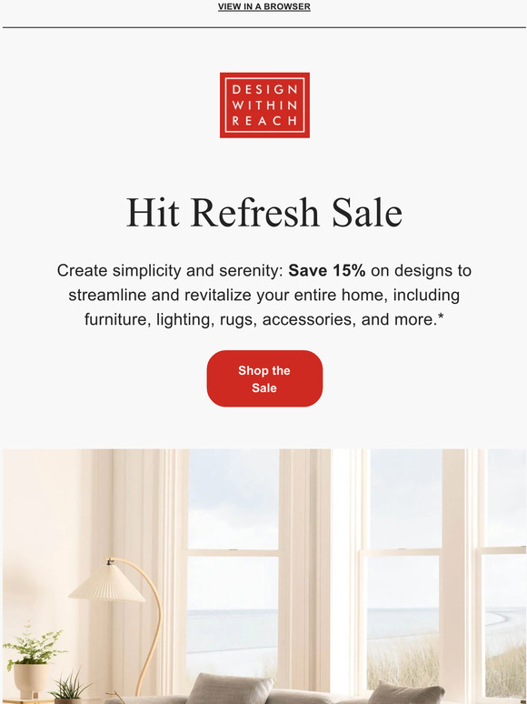 Design Within Reach Email Newsletters: Shop Sales, Discounts, and ...