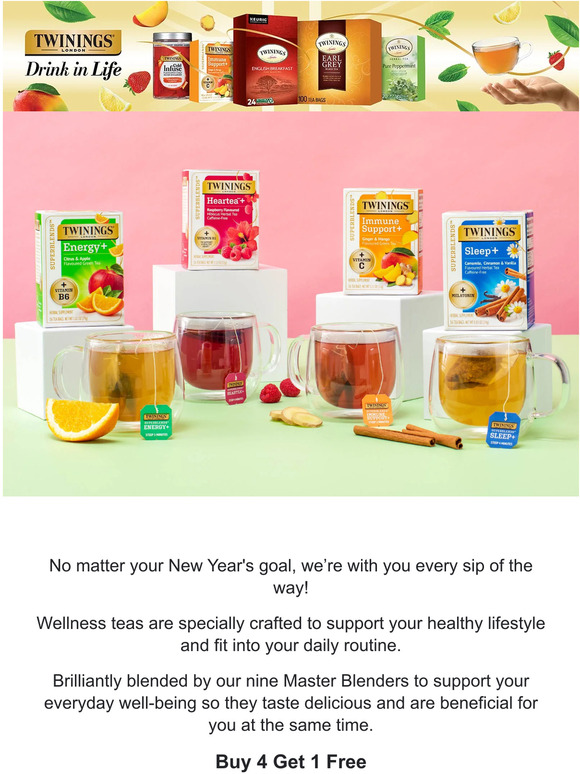 Twinings: Twinings Wellness Teas make it easier to support everyday ...