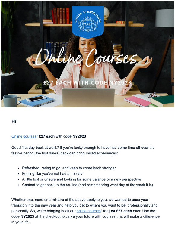 Centre of Excellence: Renew and reimagine with £27 courses | Milled