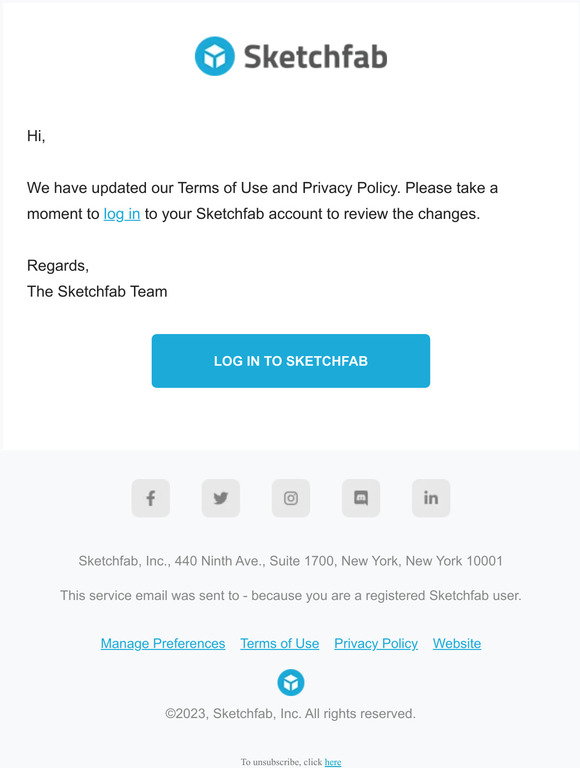 Sketchfab: Action required: sign in to your account | Milled
