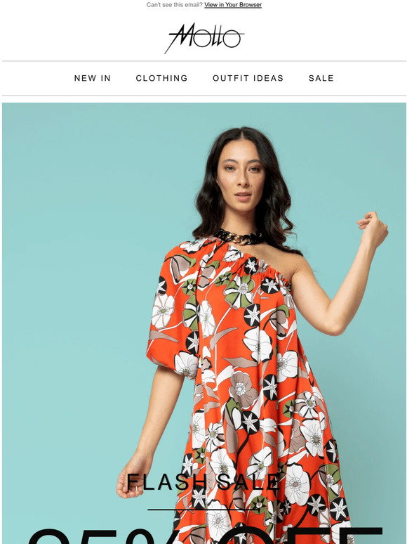 Motto: Pssst! Dresses now on SALE 25% Off 🙌 | Milled