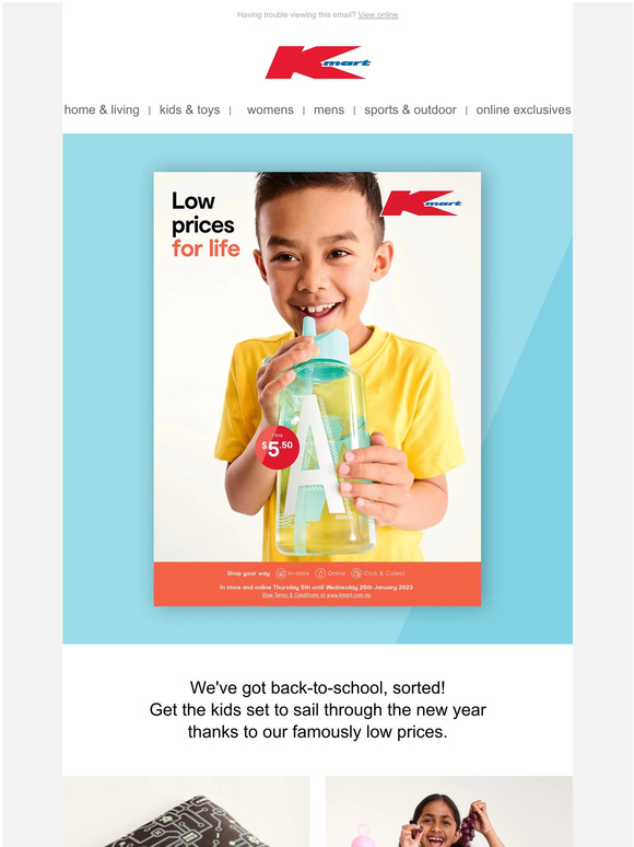 Kmart: Get back-to-school, sorted! 📚 | Milled