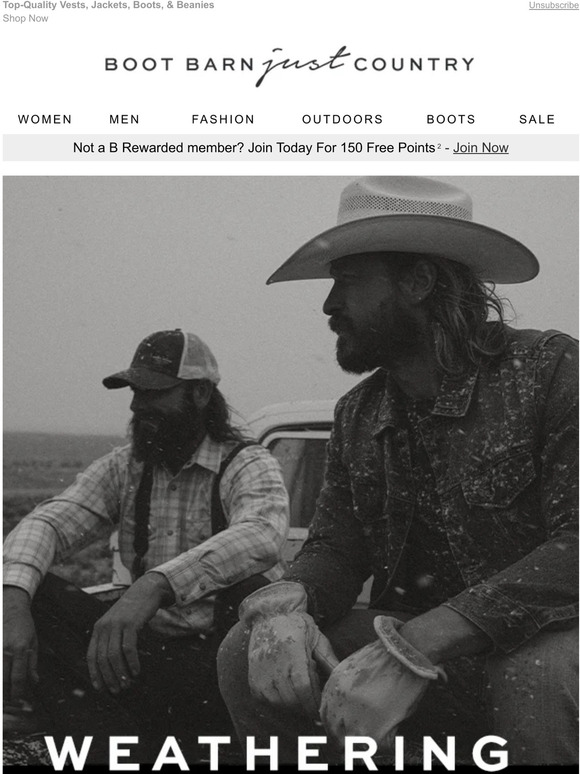 BootBarn.com: Built For Cold Winter Months | Milled