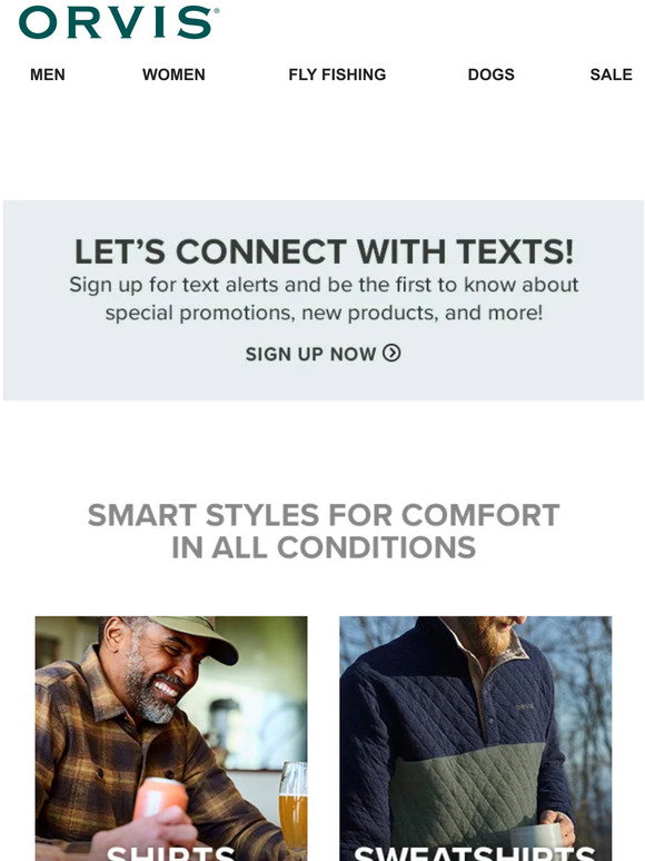 Orvis: Technical styles for adventures in a new year. | Milled